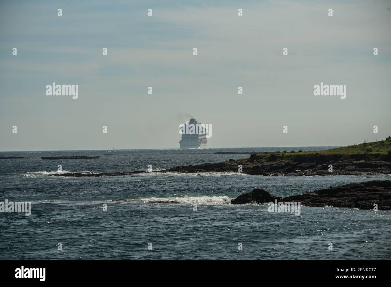 Vigo, Spain. Apr, 19th, 2023. the luxury cruise ship Britannia from ...