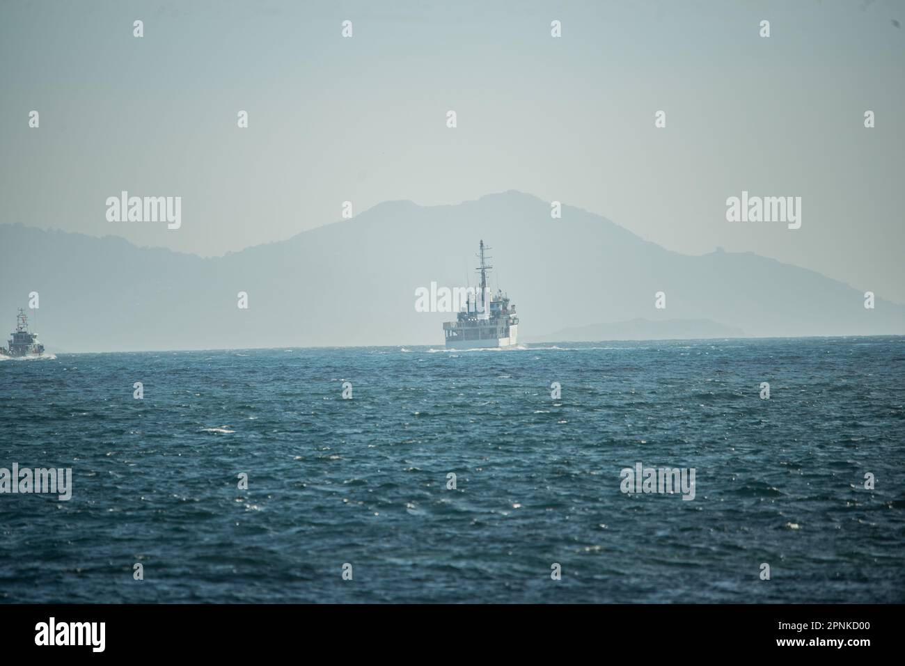 Vigo, Spain. Apr, 19th, 2023. the luxury cruise ship Britannia from ...
