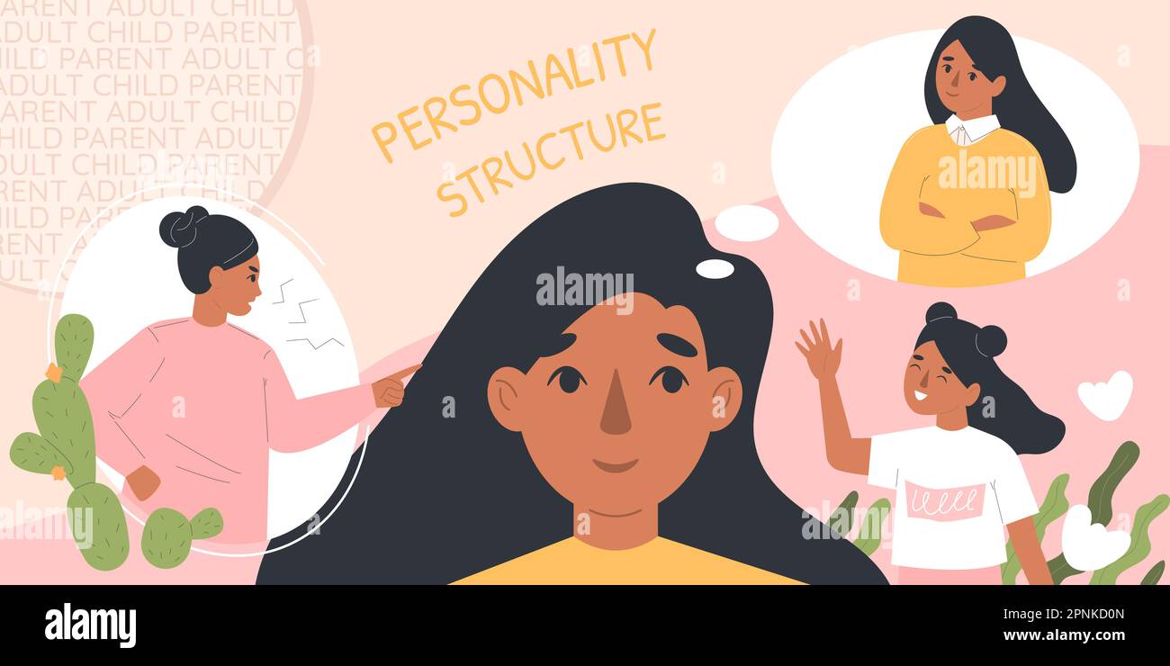 Human inner world composition with collage of flat icons doodle ...