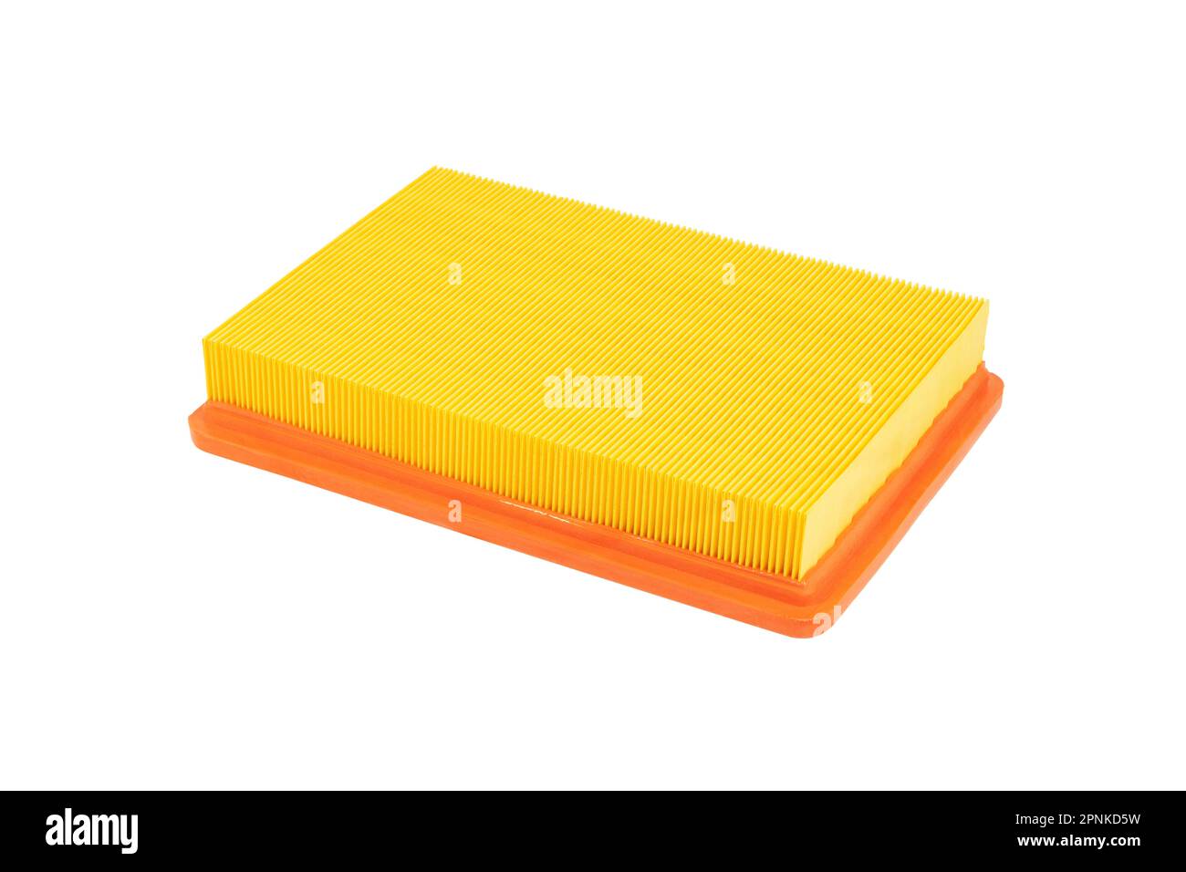 New car air filter element. Car engine air filter isolated on white ... New car air filter element. Car engine air filter isolated on white ...