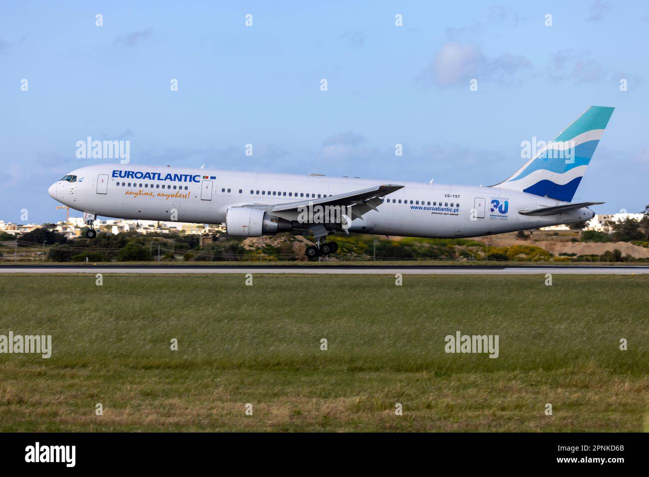Euro Atlantic Airways Boeing 767-34P-ER (REG: CS-TST) operating for Air ...