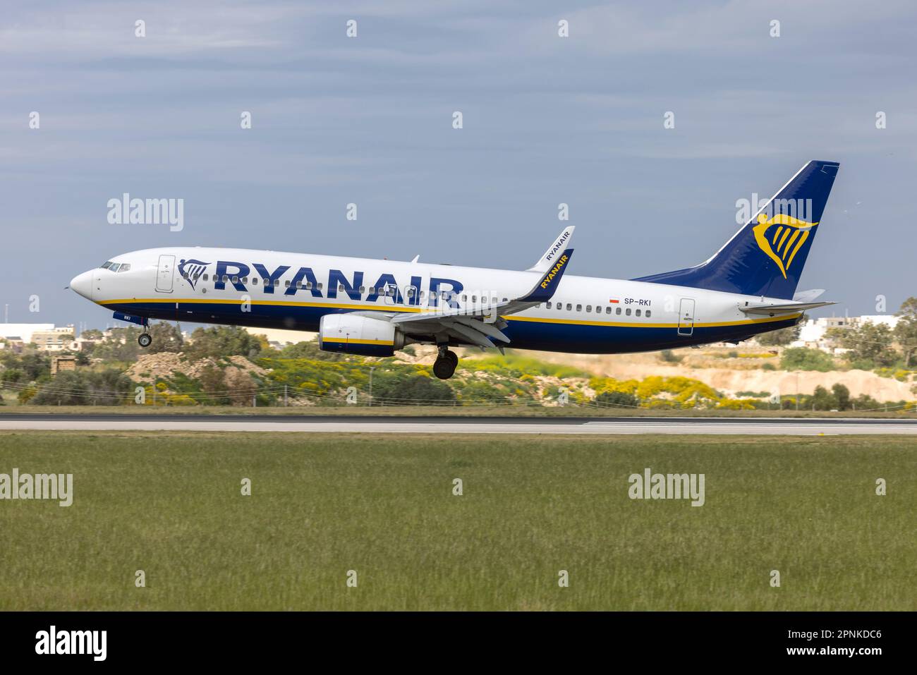 Ryanair Sun Boeing 737-800 (REG: SP-RKI) with Polish Registration Stock ...