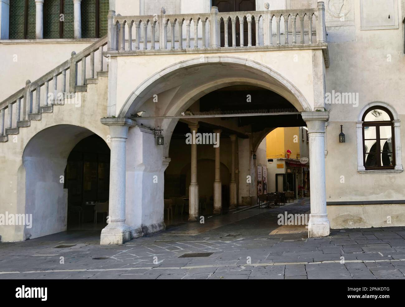 Praetorian Palace is the town hall of Koper, Slovenia in the historic ...