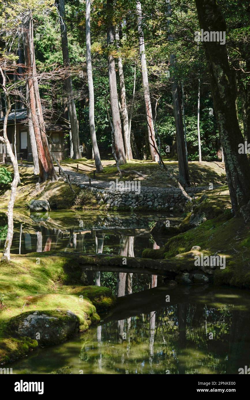 Saihoji, known as kokedera or moss temple, is famous for its secluded ...
