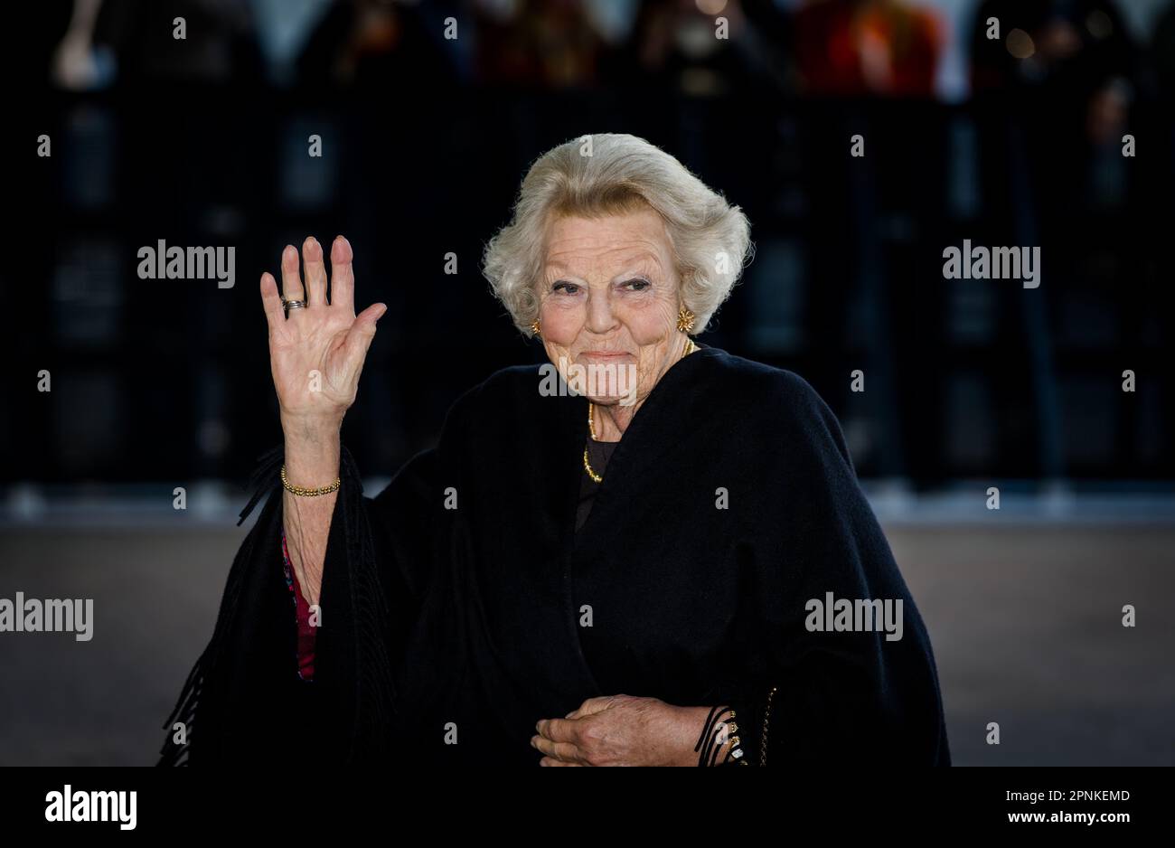 ROTTERDAM - 19/04/2023, Princess Beatrix arrives at the RTM Stage of ...