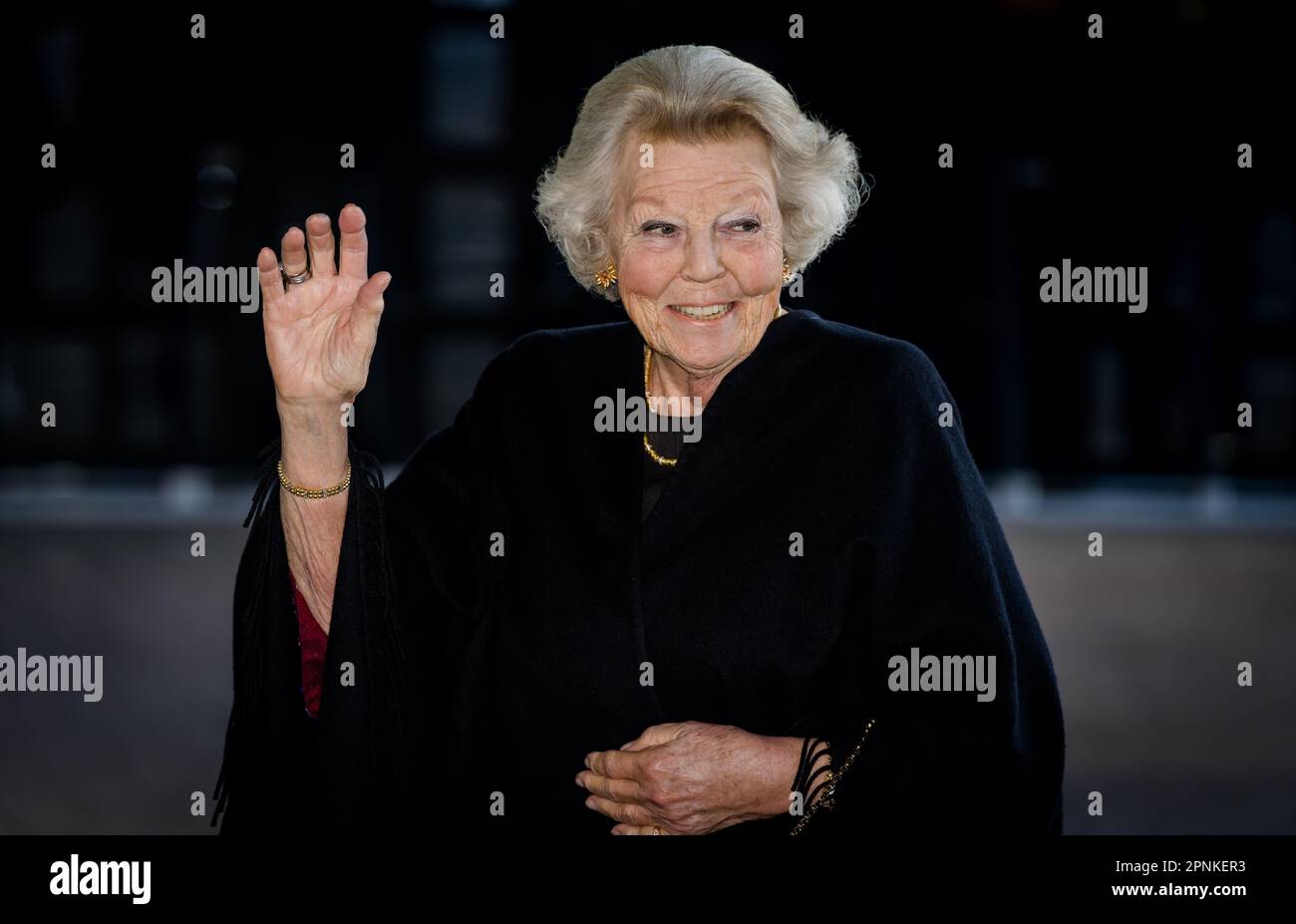 ROTTERDAM - 19/04/2023, Princess Beatrix arrives at the RTM Stage of ...