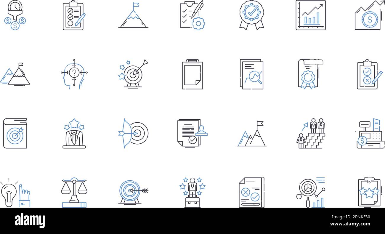 Operational Structure line icons collection. Hierarchy, Organization ... Operational Structure line icons collection. Hierarchy, Organization ...