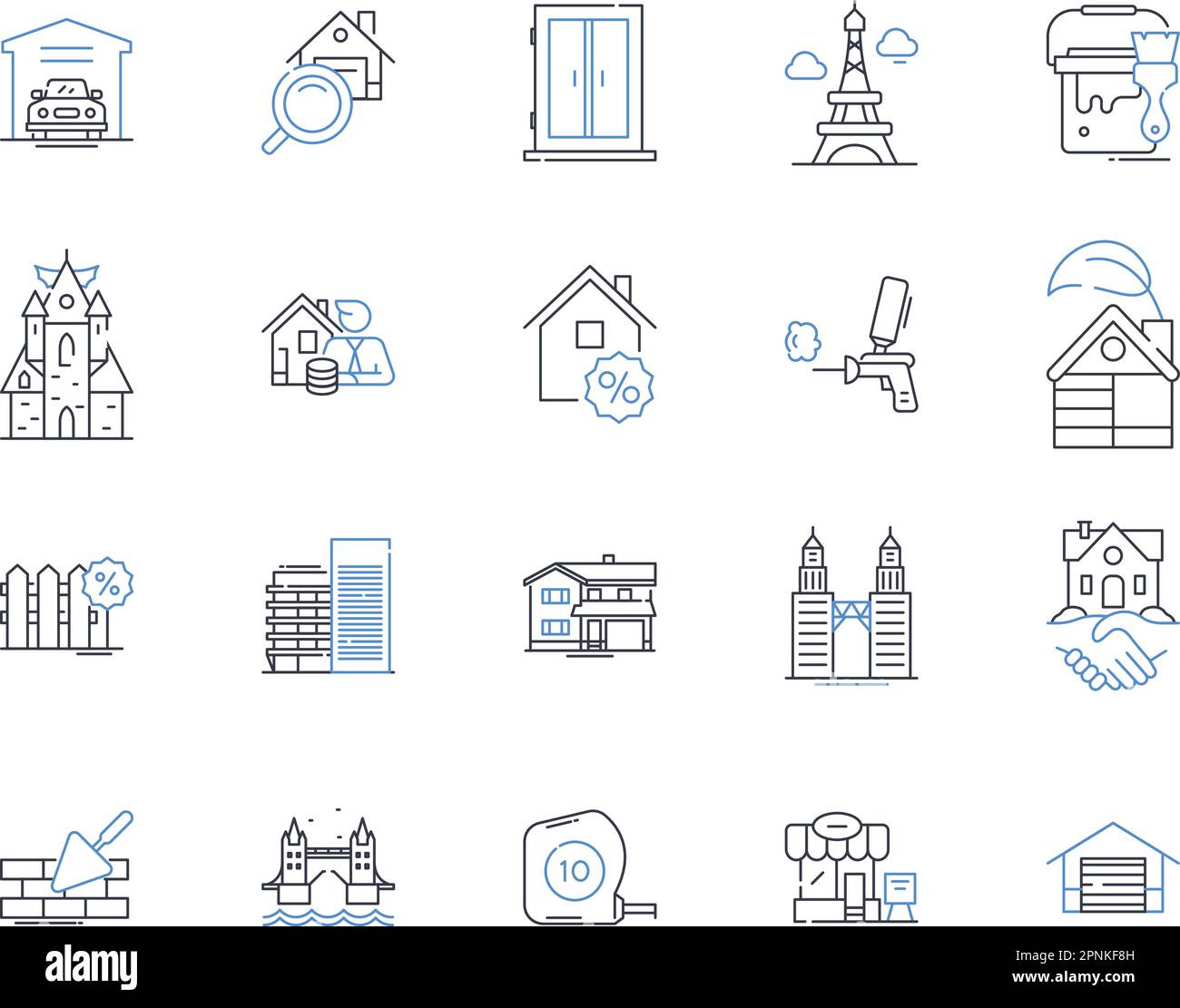 Cabins line icons collection. Cozy, Rustic, Secluded, Wilderness ...