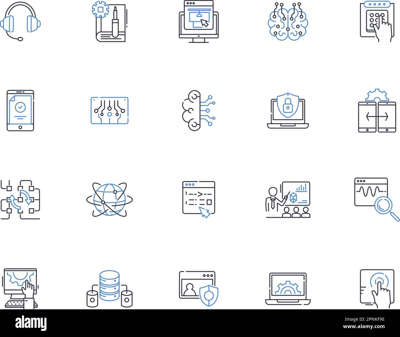 Apparat line icons collection. Electronic, Music, Synthesizer, Germany ...