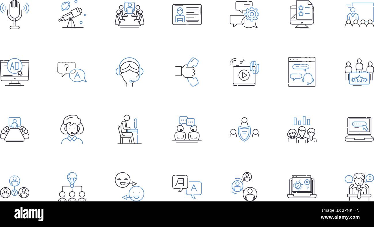 Nerking Line Icons Collection Nerking Connections Collaboration