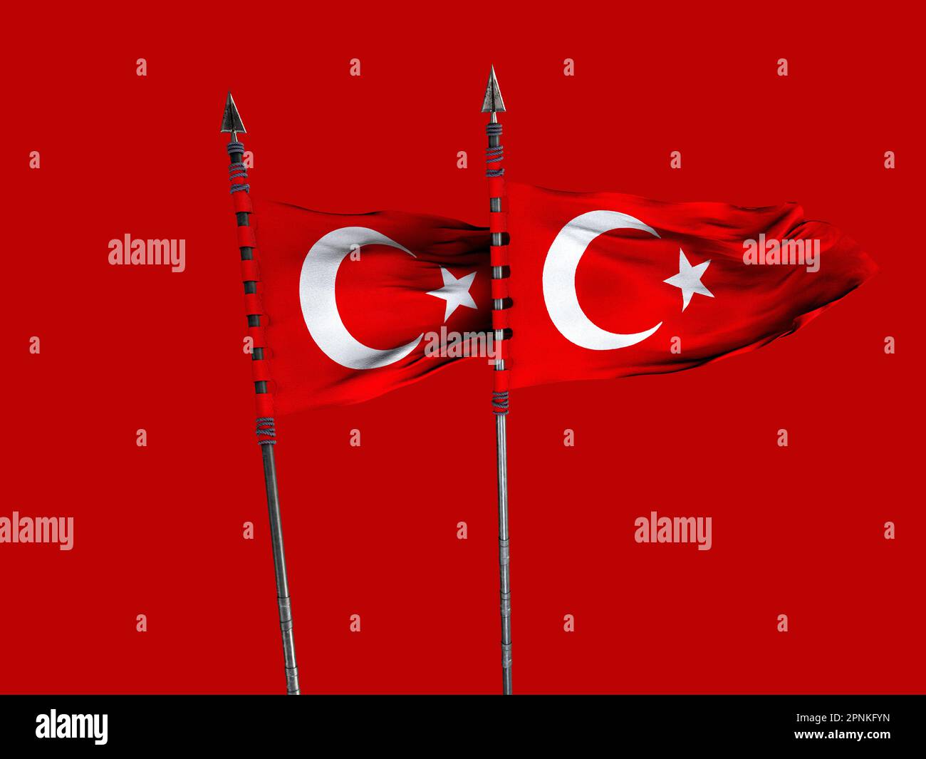 Turkish Flag, Turks, Republic of Türkiye Stock Photo - Alamy
