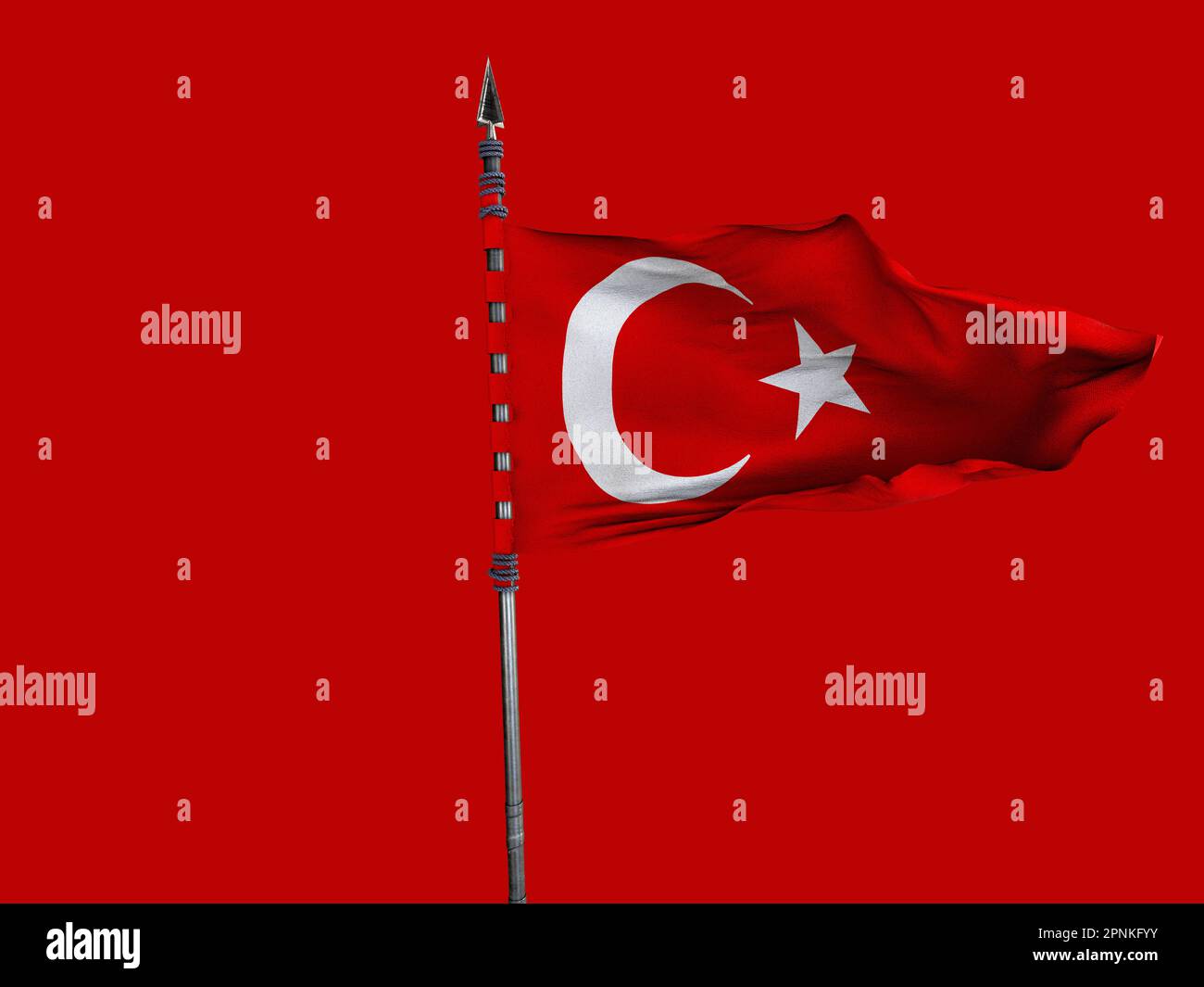 Turkish Flag, Turks, Republic of Türkiye Stock Photo - Alamy