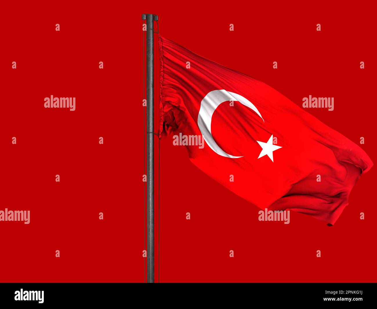 Turkish Flag, Turks, Republic of Türkiye Stock Photo - Alamy