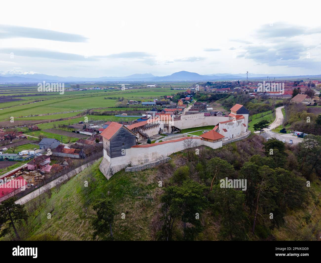 Aerial view castle marienburg castle hi-res stock photography and ...