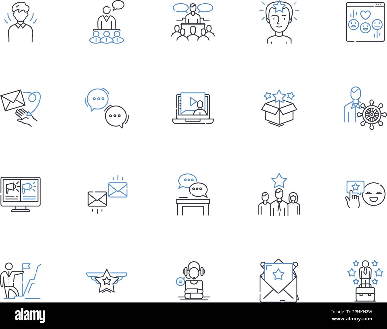 Story line icons collection. Narrative, Fiction, Plot, Characters ...