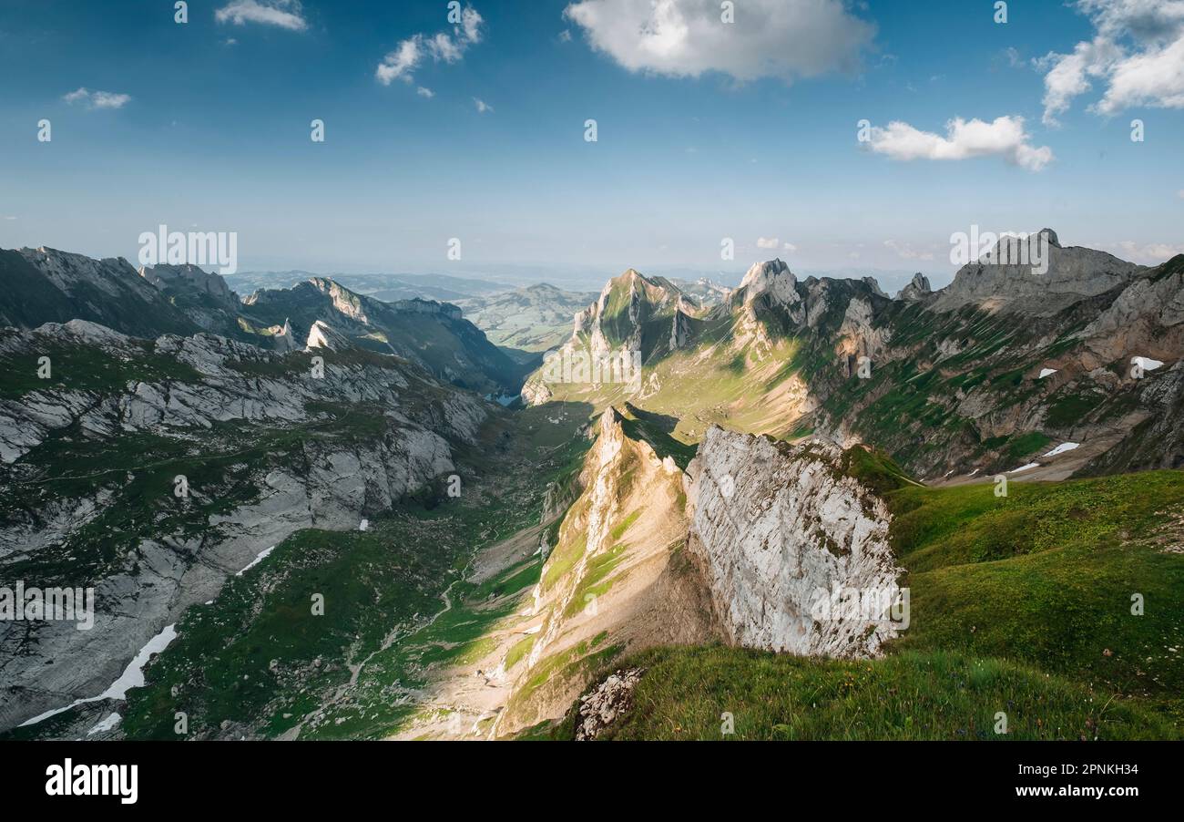 Switzerland appenzell alpstein view hi-res stock photography and images ...