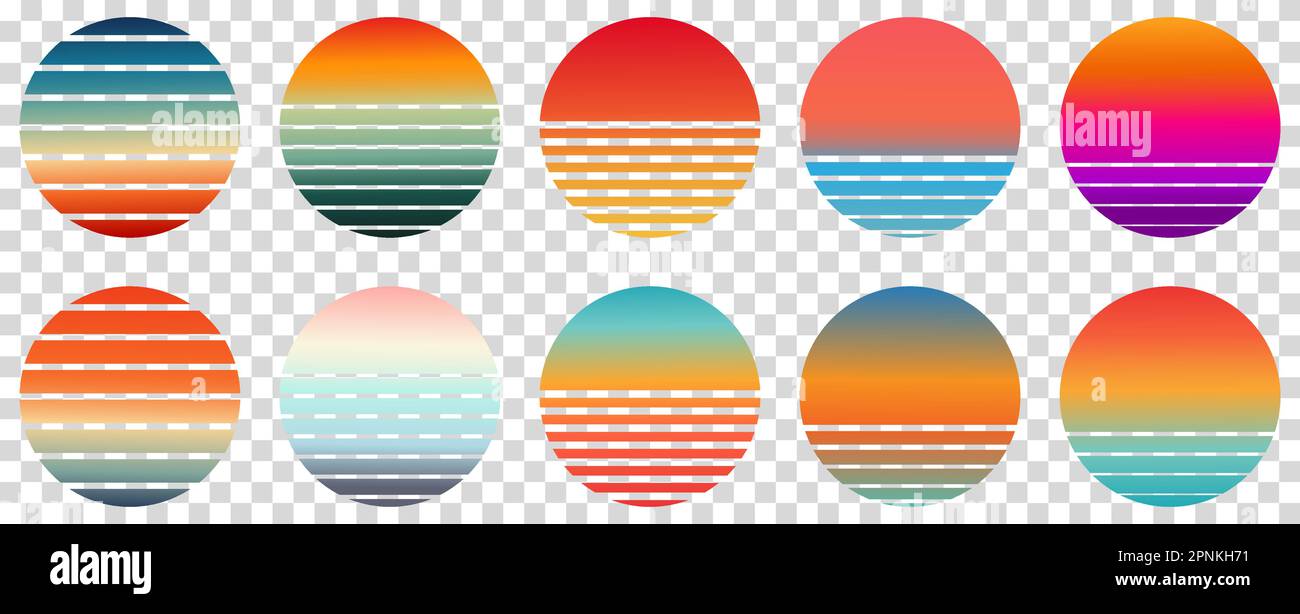 Circles on beach Stock Vector Images - Alamy