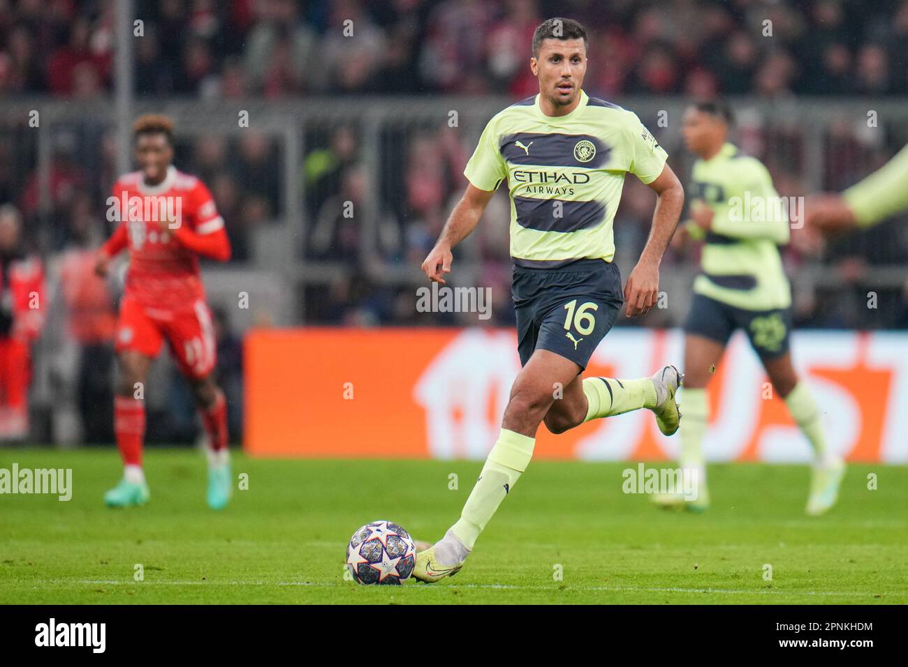 Munich, Germany. 19th Apr, 2023. MUNICH, GERMANY - APRIL 19: Rodri of ...