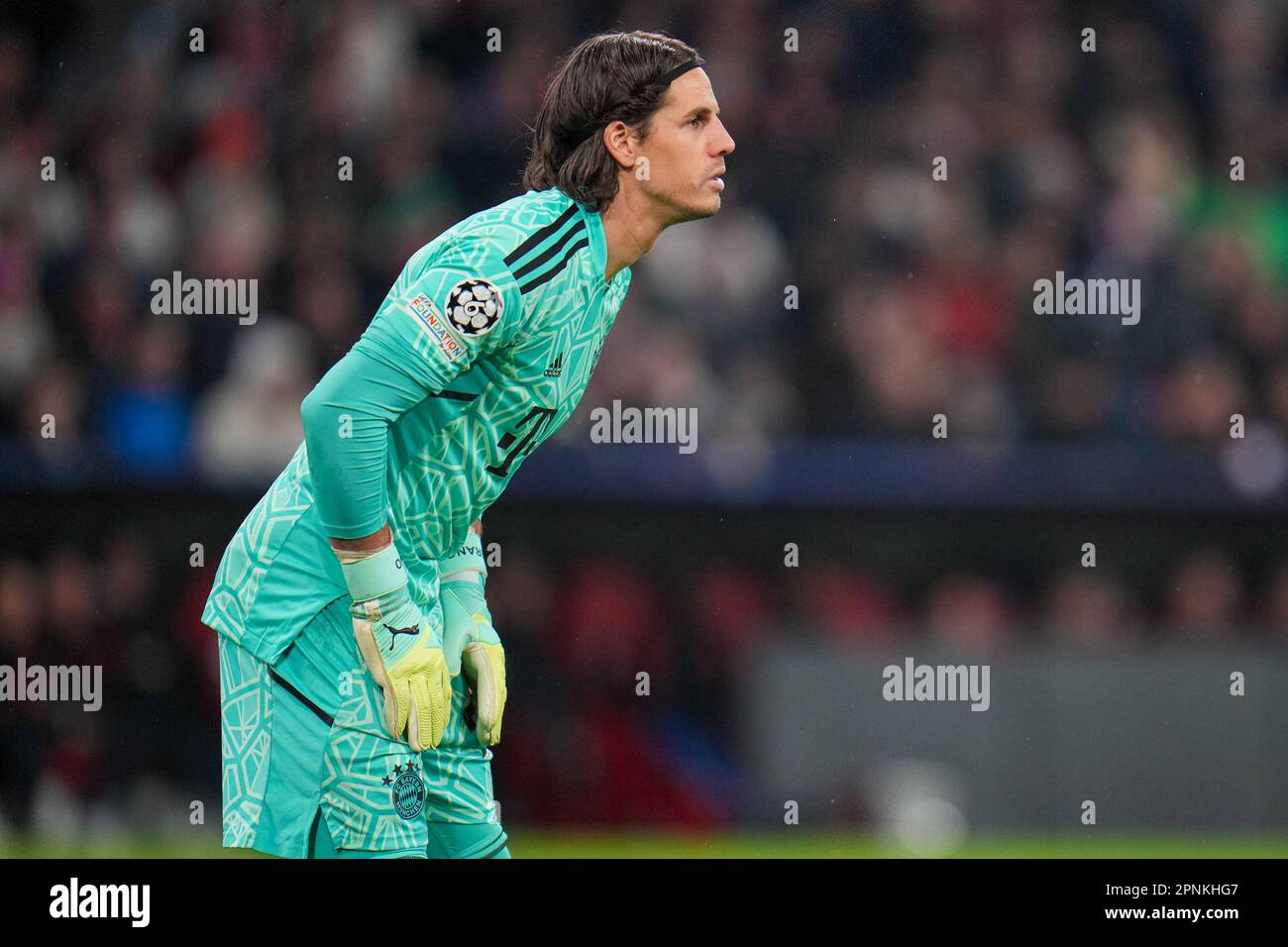Munich, Germany. 19th Apr, 2023. MUNICH, GERMANY - APRIL 19: Yann Sommer of FC Bayern Munchen ...