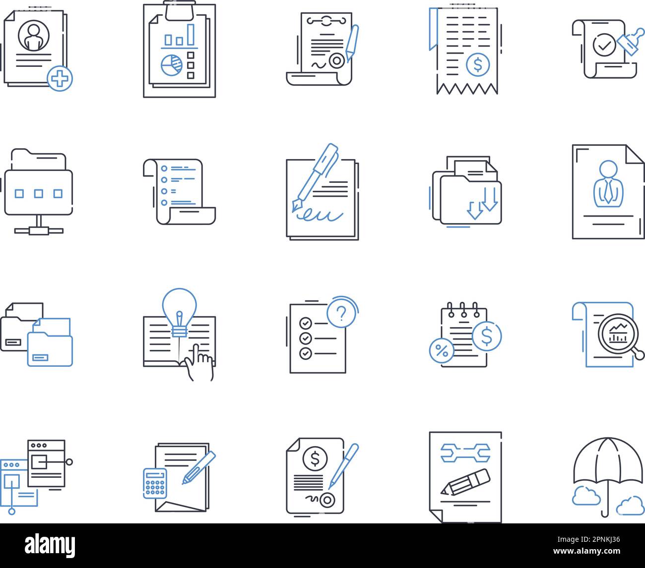 bond line icons collection. Investment, Securities, Yield, Interest ...