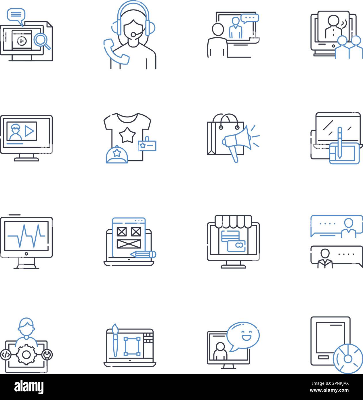 SEO agency line icons collection. Optimization, Ranking, Traffic ... SEO agency line icons collection. Optimization, Ranking, Traffic ...
