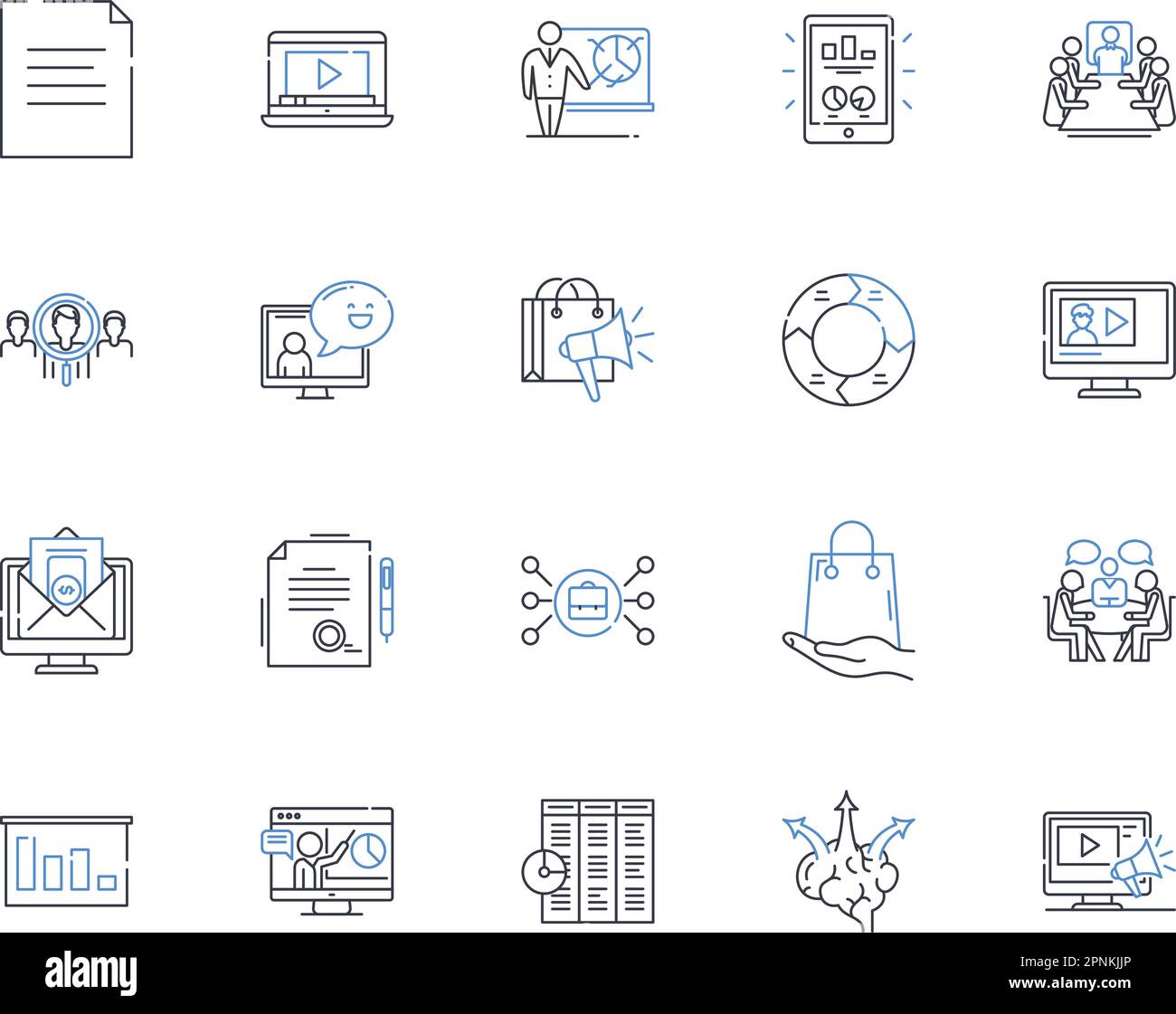 Basic foundation line icons collection. groundwork, base, cornerst ...