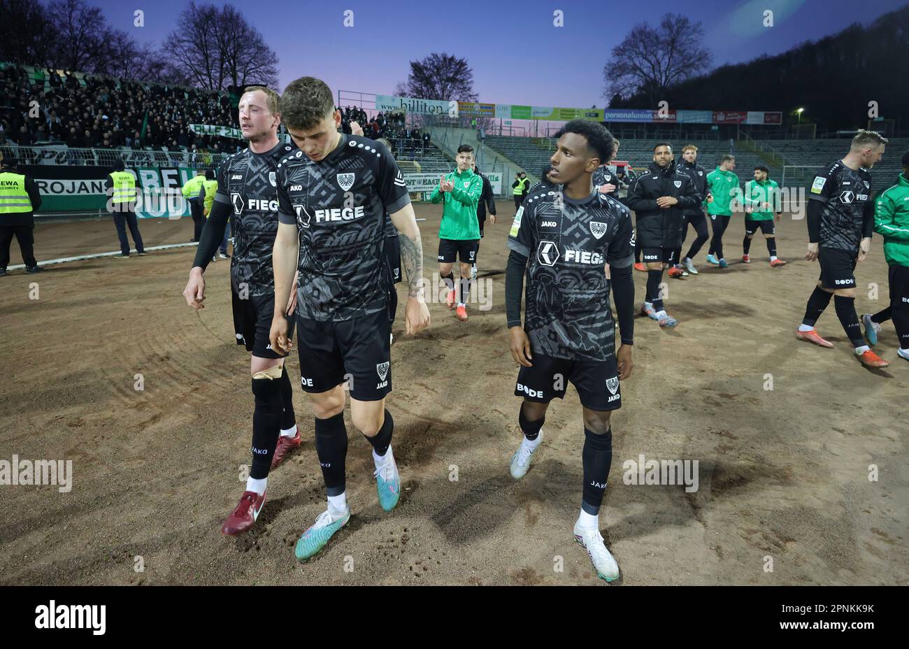 Wins, Deutschland. 19th Apr, 2023. firo: 04/19/2023 football, soccer ...