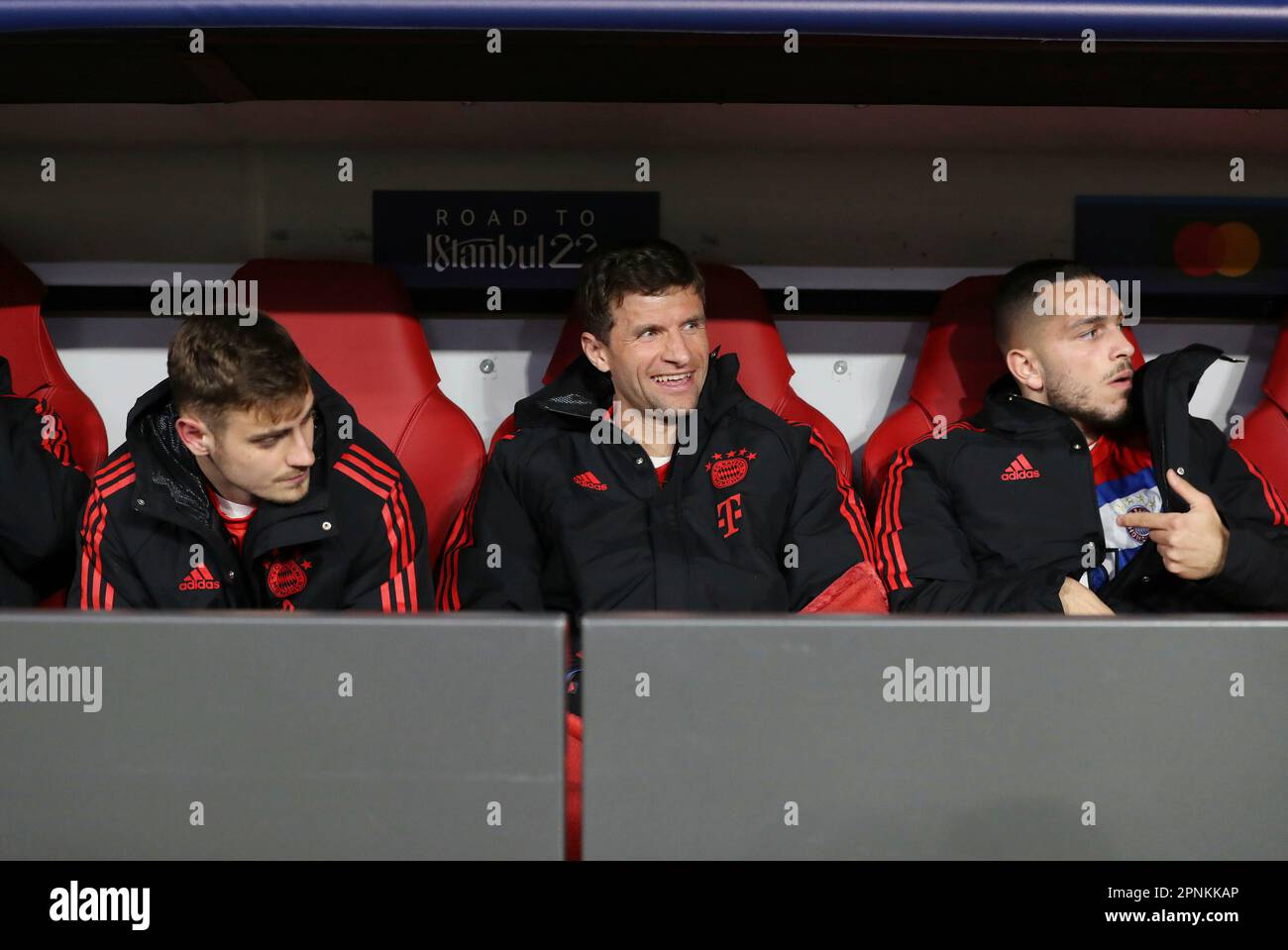 Munich, Deutschland. 19th Apr, 2023. firo : 04/19/2023, football ...