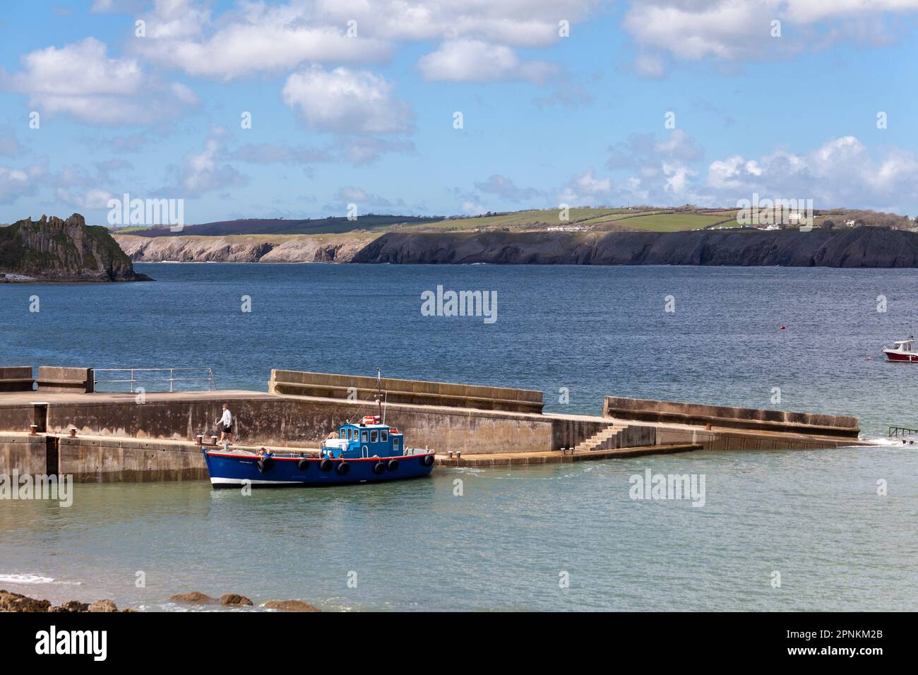 Caldey Island, Pembrokeshire, Wales, UK: the Tenby to Caldey Island ...