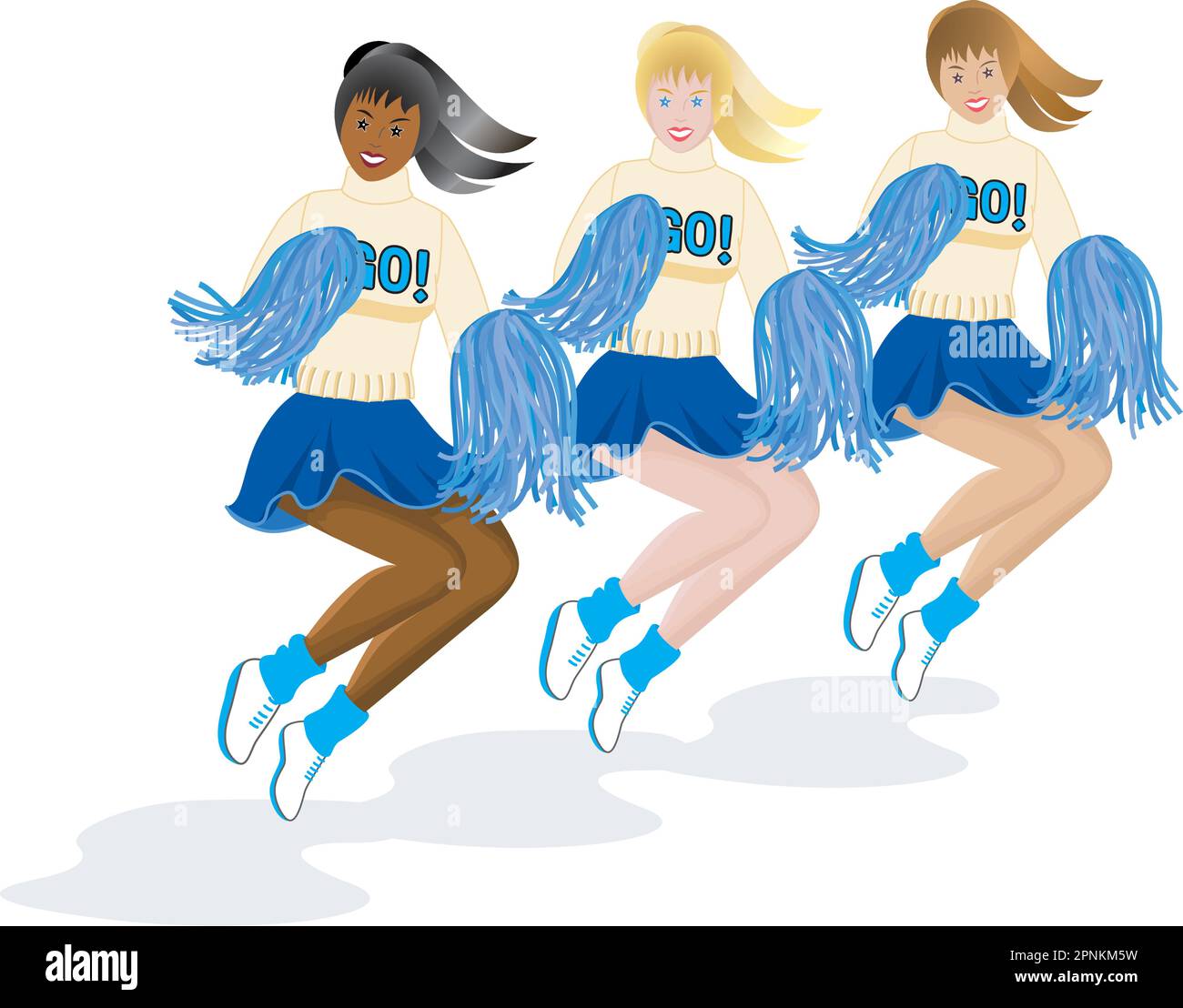 Cheerleaders Vector