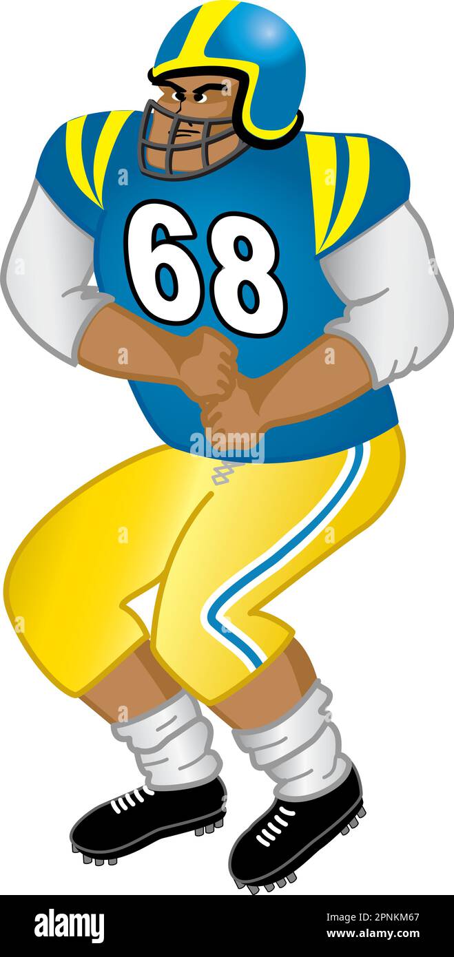 Funny american football Stock Vector Images - Alamy