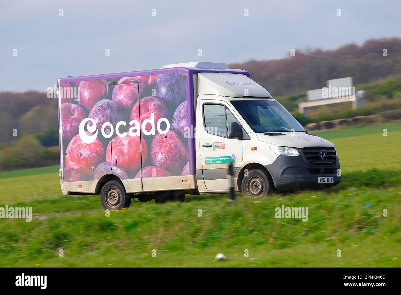 Grocery delivery van hi-res stock photography and images - Alamy