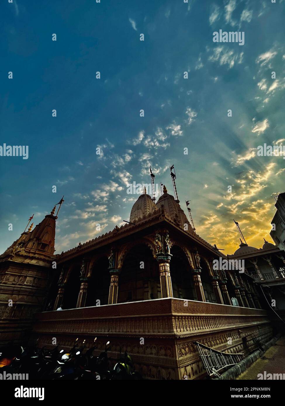 A stunning image of the Shree Swaminarayan Mandir Kalupur located in ...