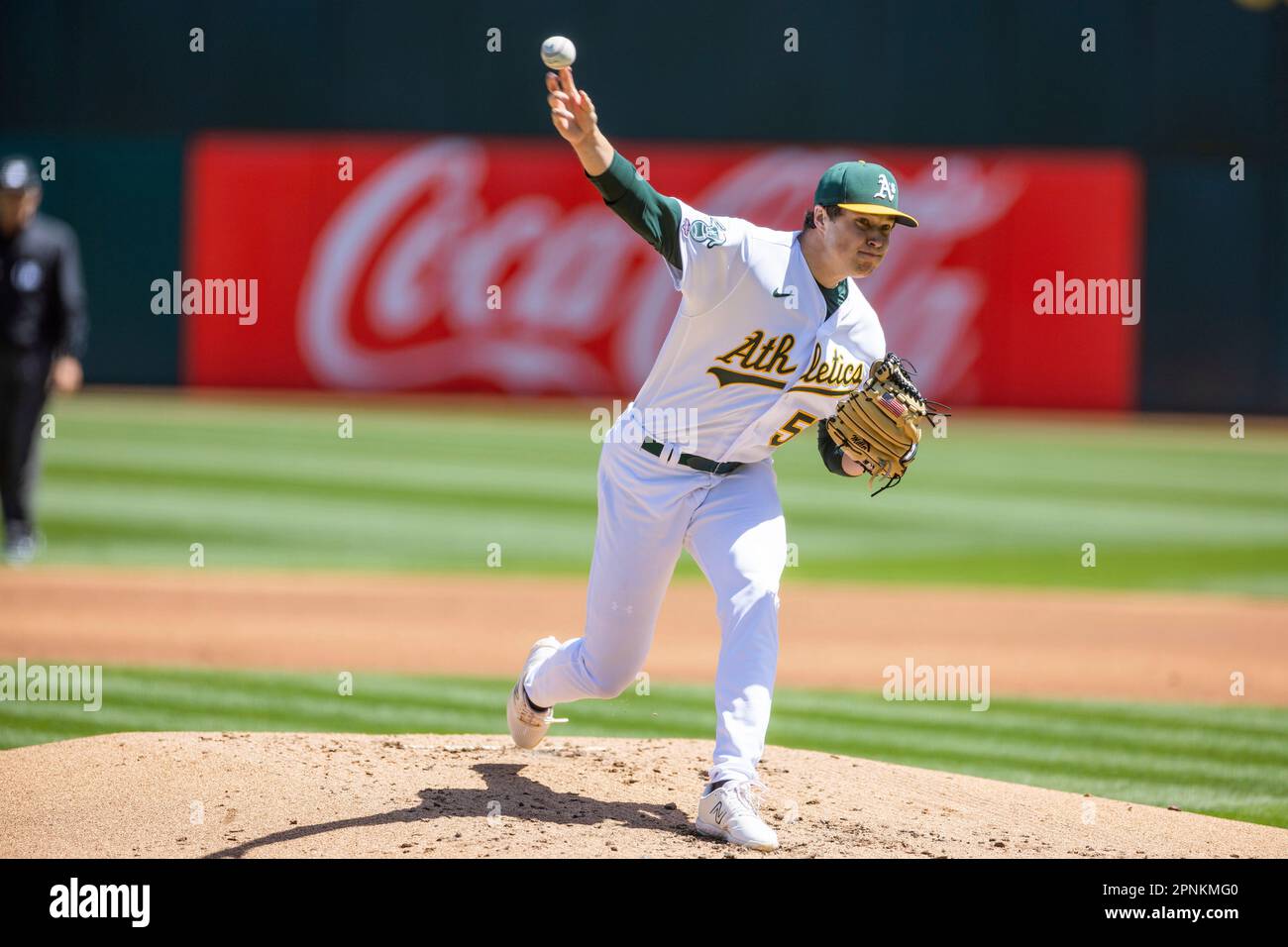 OAKLAND, CA - APRIL 19: Oakland Athletics Pitcher Mason Miller (57 ...