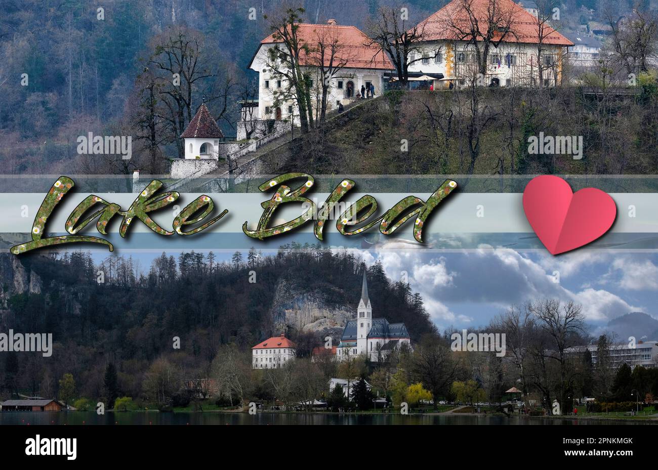 Lake Bleed is located in the Julian Alps in Slovenia is a popular ...