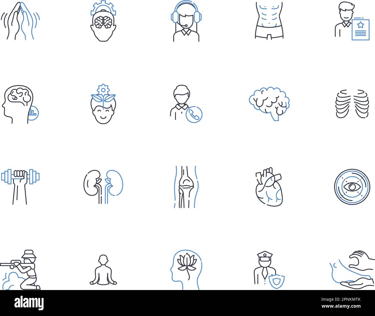 Sports performance line icons collection. Endurance, Speed, Agility ... Sports performance line icons collection. Endurance, Speed, Agility ...