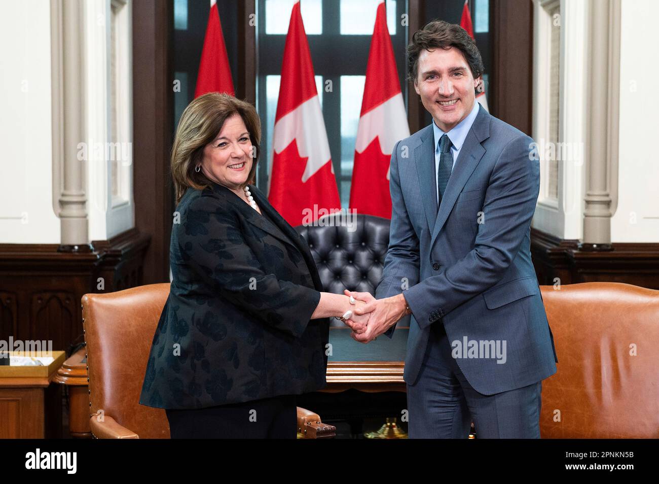 U.S. Chamber of Commerce President and CEO, Suzanne P. Clark, meets ...