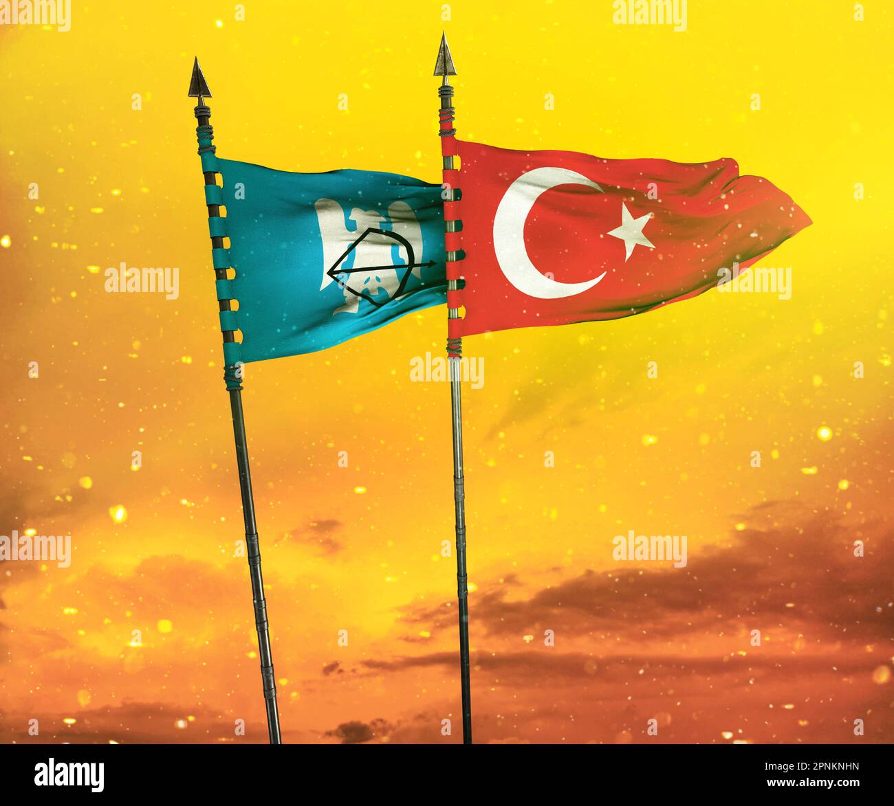 Turkish Flag, Turks, Republic of Türkiye Stock Photo - Alamy