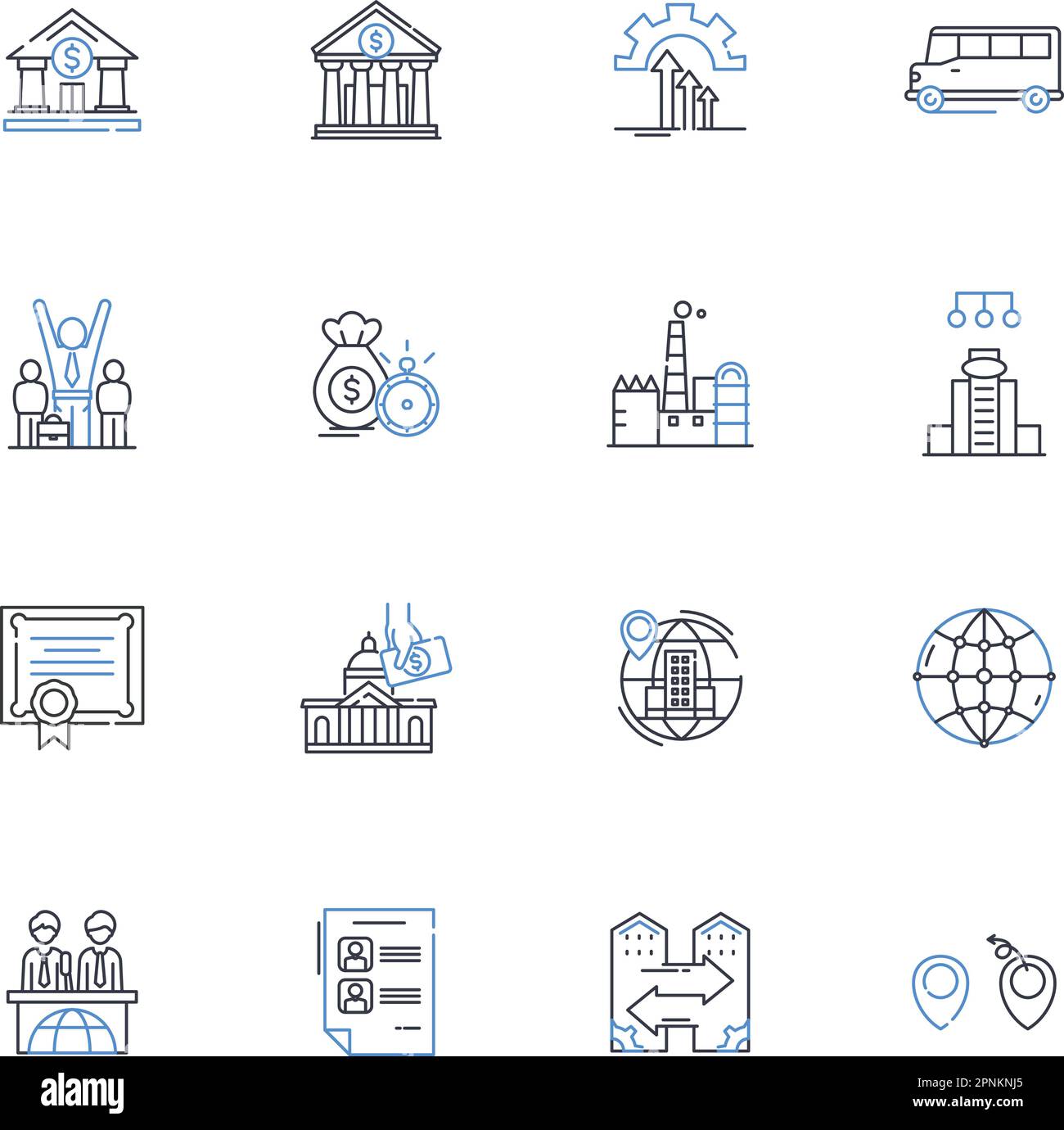 Dominance Reign line icons collection. Power, Control, Authority ...