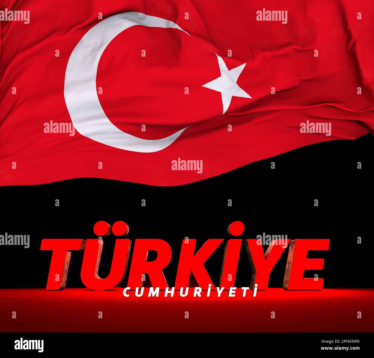 Turkish Flag, Turks, Republic of Türkiye Stock Photo - Alamy