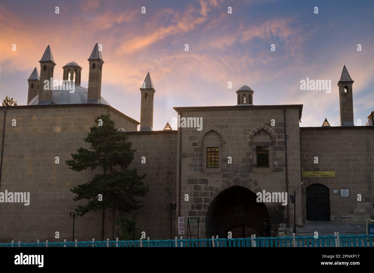 Erzurum, Turkey. 20 June 2021. Historical Stone Inn (Turkish; Taşhan ...