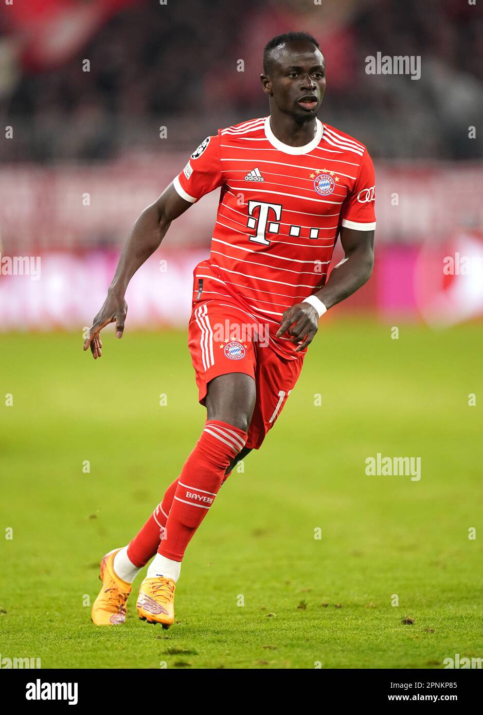 Bayern Munich's Sadio Mane during the UEFA Champions League quarter ...