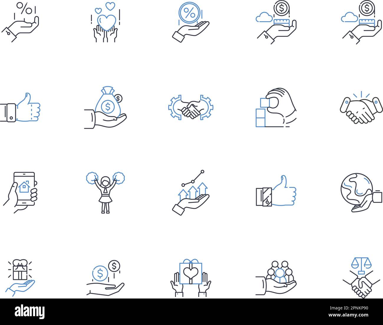 Nails line icons collection. Polish, Manicure, French, Acrylic, Gel ...