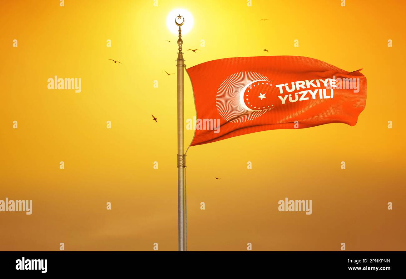 Turkish Flag, Turks, Republic of Türkiye Stock Photo - Alamy