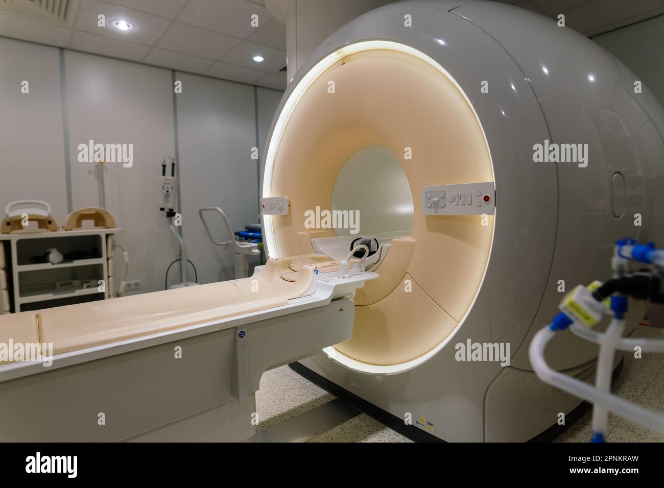 CT (Computed tomography) scanner in a hospital laboratory Stock Photo ...