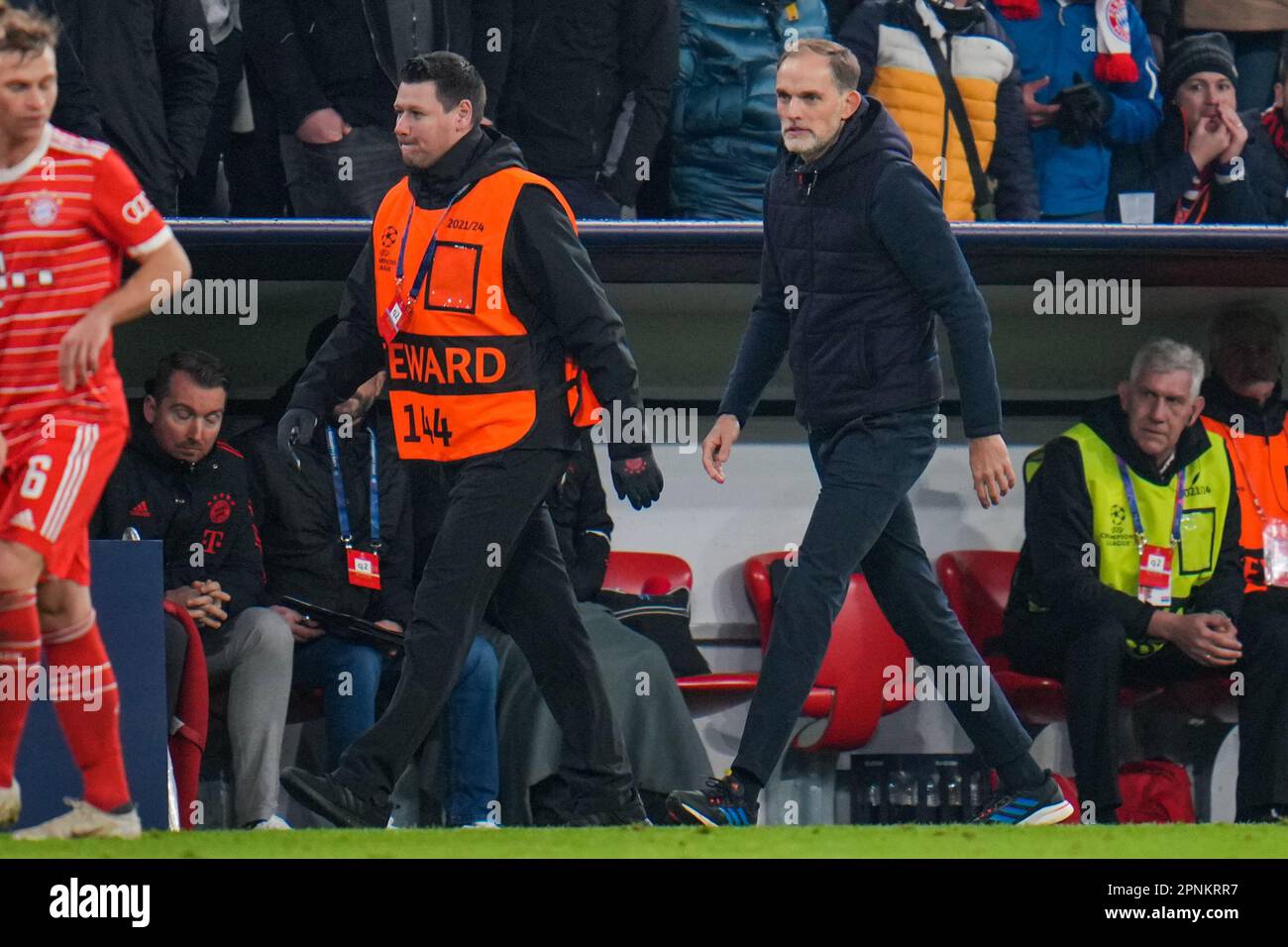 Munich, Germany. 19th Apr, 2023. MUNICH, GERMANY - APRIL 19: Coach ...