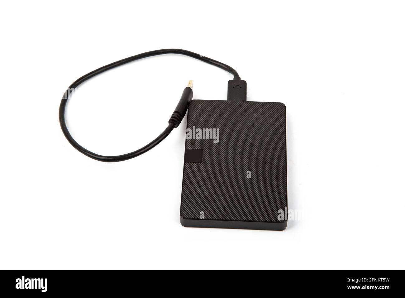 Black portable Harddrive isolated over white background Stock Photo - Alamy