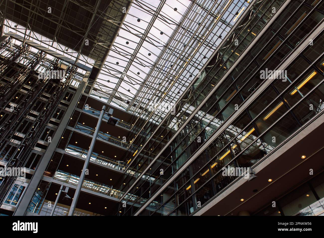 Helsinki, Finland - August 22, 2022: Sanomatalo is business office ...