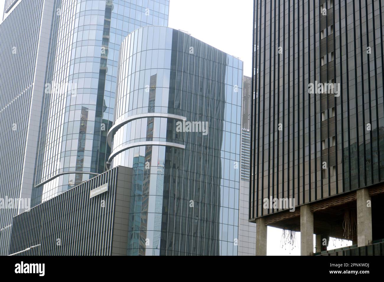 modern business center. office building architecture. Minimalistic ...