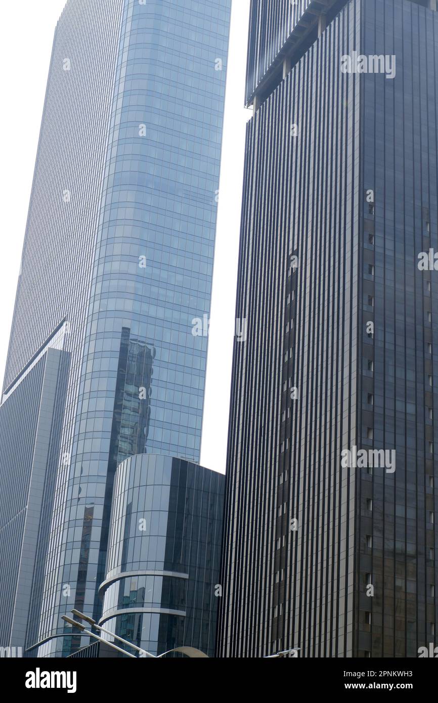 modern business center. office building architecture. Minimalistic ...